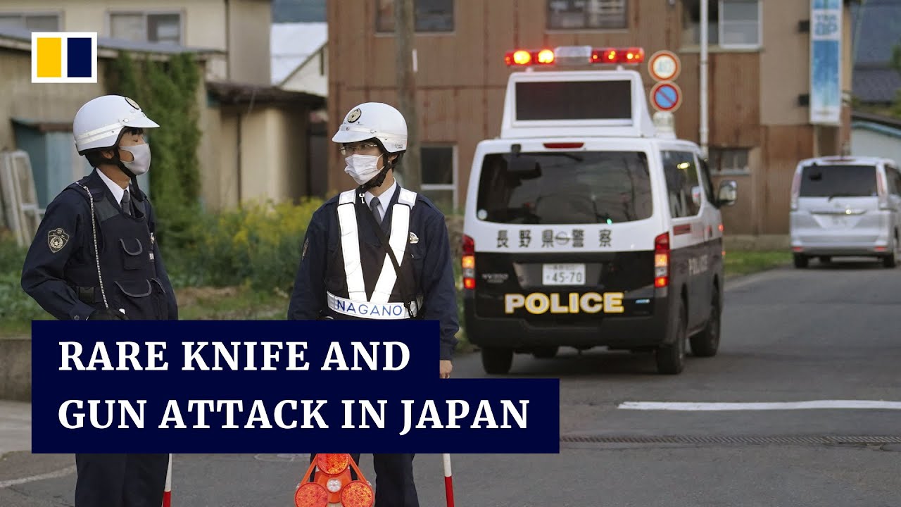 Four dead including 2 police officers in rare Japan stabbing, shooting ...