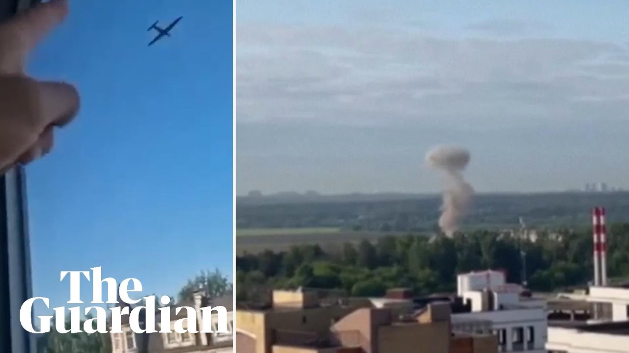 Video shows drones flying over Moscow in targeted large-scale attack ...
