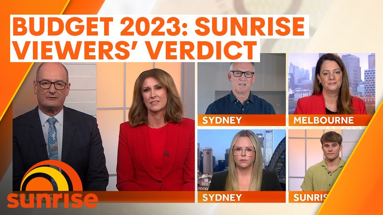 Budget 2023: Sunrise viewers give their verdict - The Global Herald
