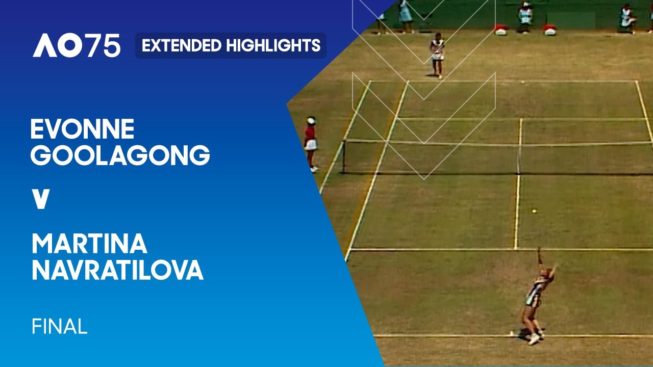 Evonne Goolagong v Martina Navratilova Extended Highlights | Australian ...