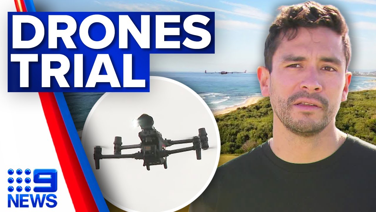 Exclusive look into trial of four new high-tech drones | 9 News ...