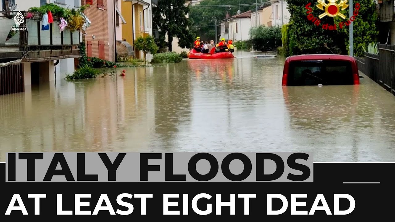 At least eight dead in north Italy floods; Grand Prix postponed - The ...