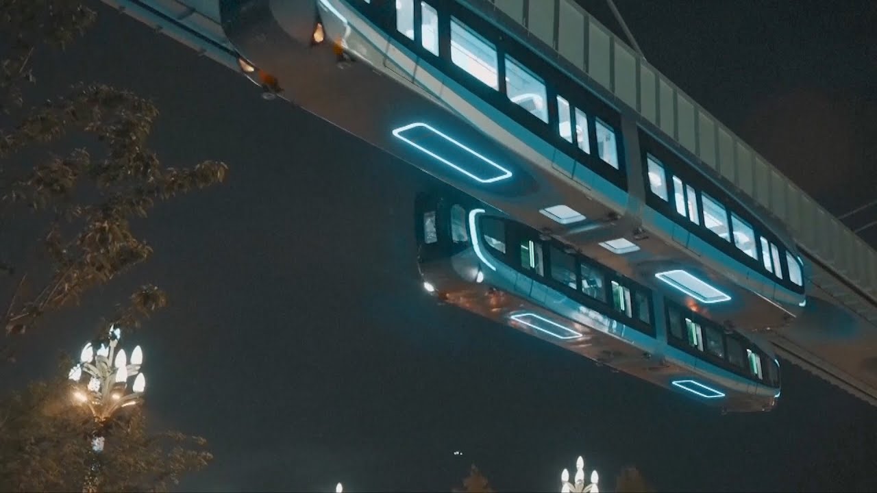 Driverless sky trains tested in central China - The Global Herald