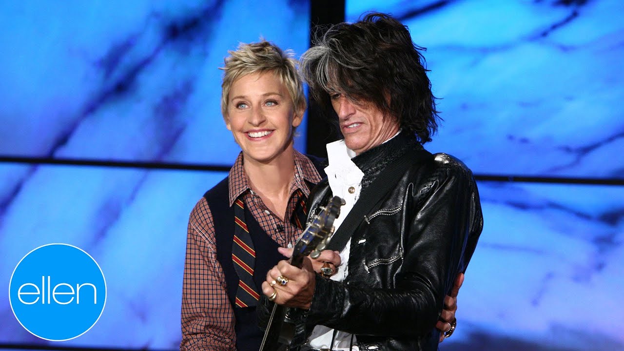 Ellen Rocks Out with Joe Perry - The Global Herald