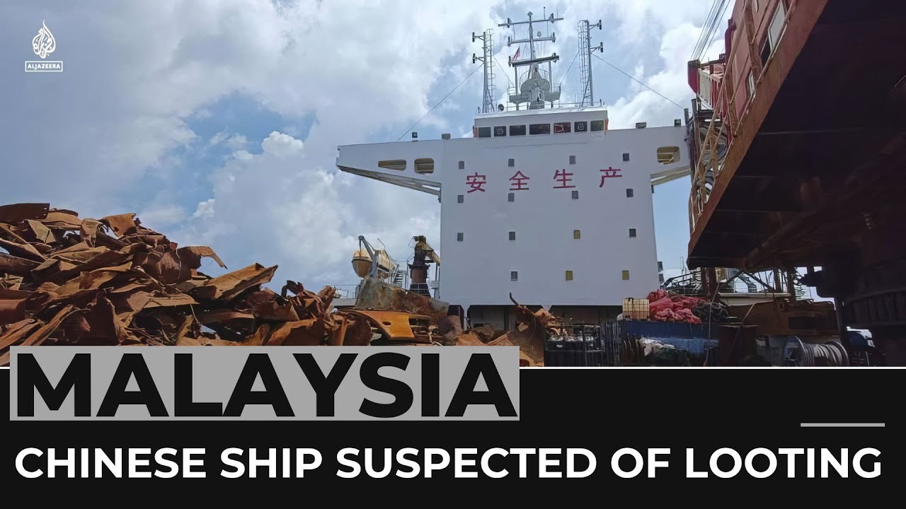 Malaysia seizes Chinese ship suspected of looting WWII wrecks - The ...