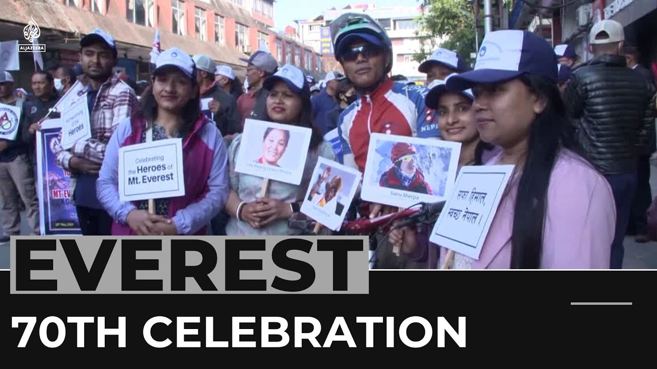Climbers celebrate 70th anniversary of first Everest summit - The ...