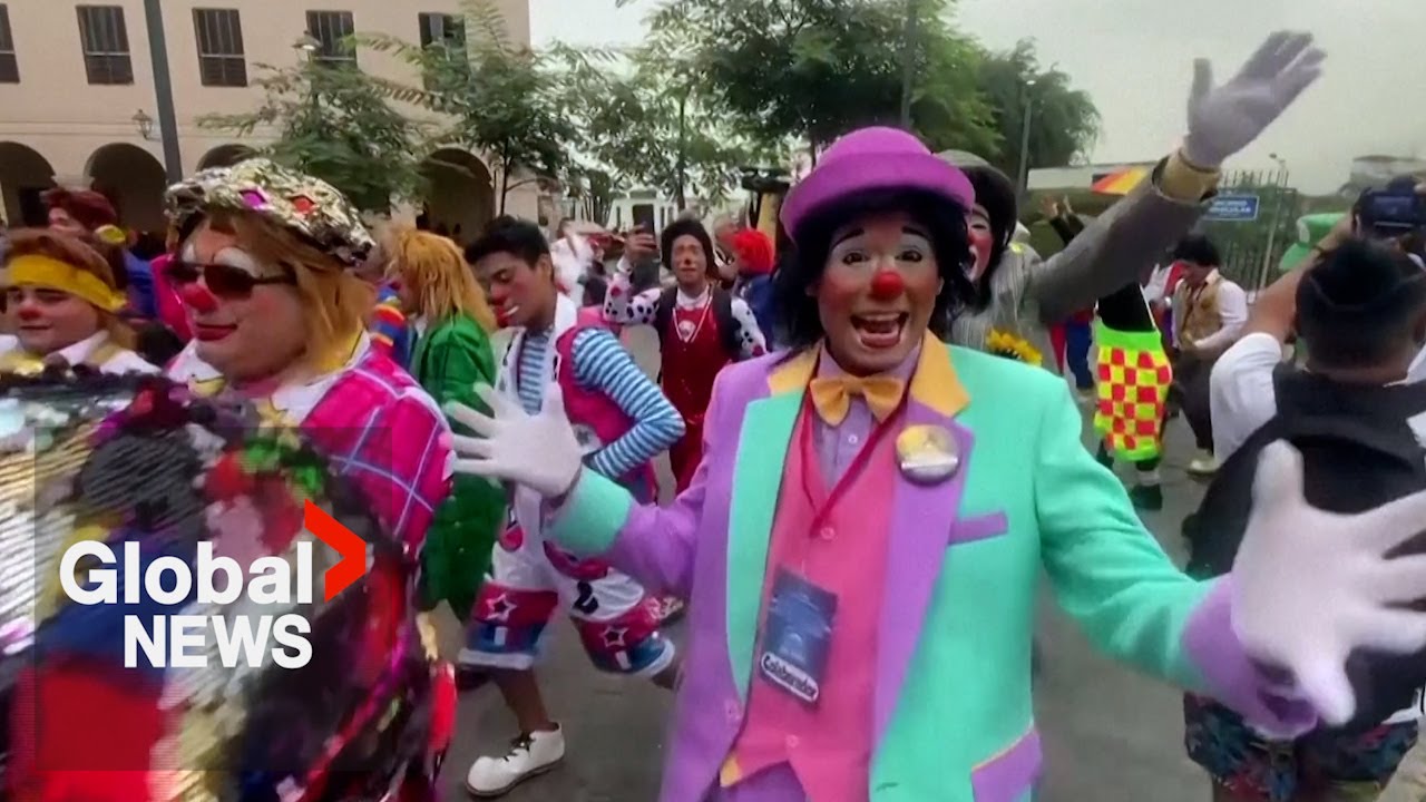 "We bring smiles": Circus comes to Lima for Peru's Clown Day - The ...