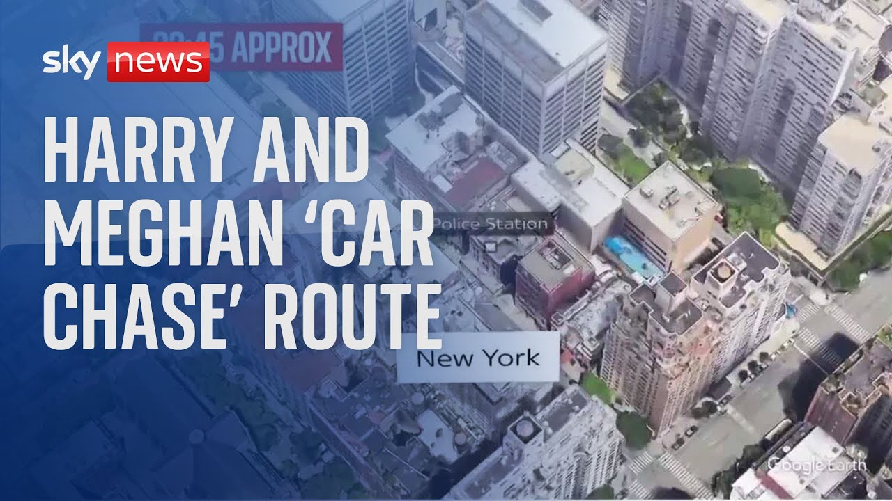 Harry & Meghan: What route did the Sussexes take in NYC 'car chase ...