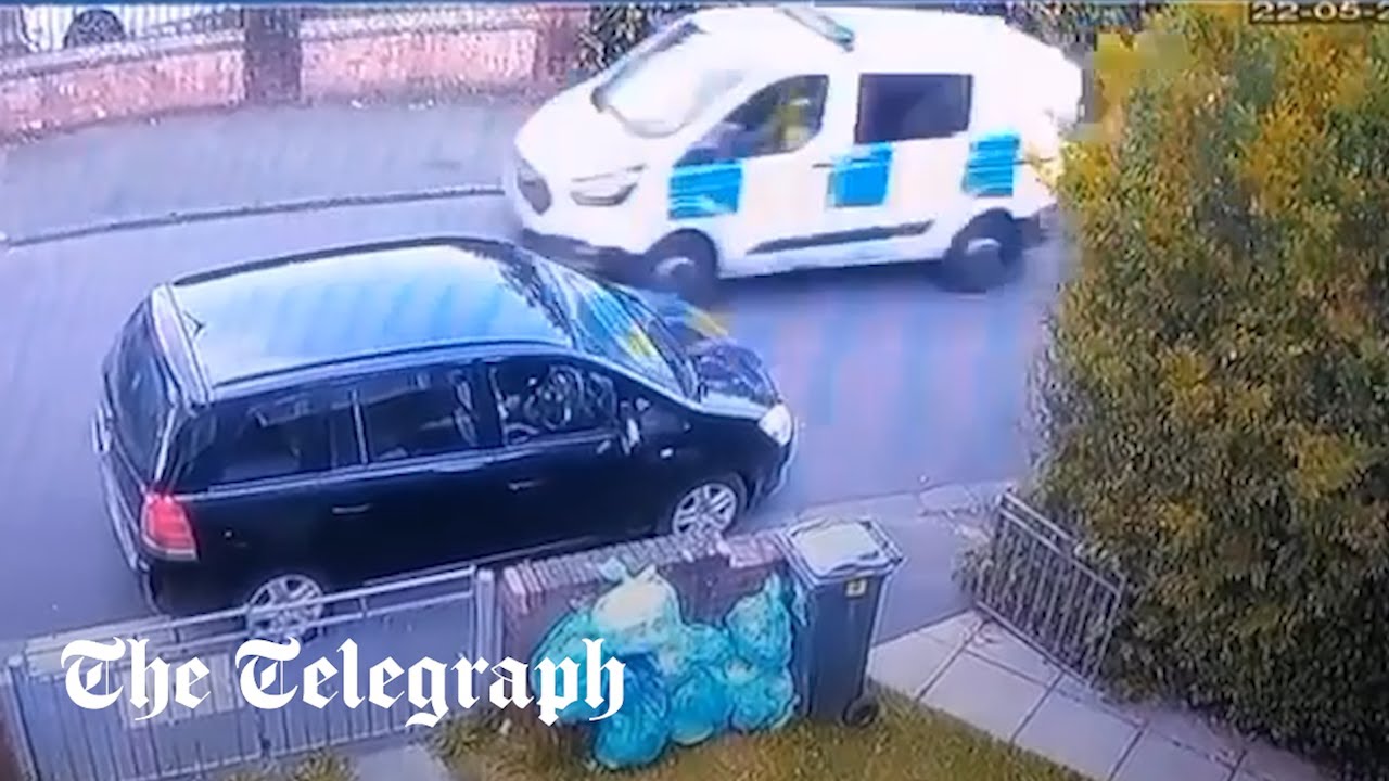 Cardiff riots: Footage appears to show police following bike moments ...