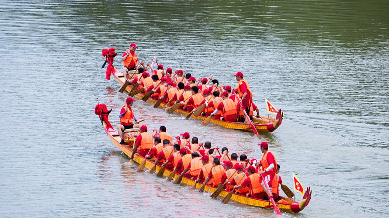 Dragon boat race held in East China to mark Dragon Boat Festival - The ...