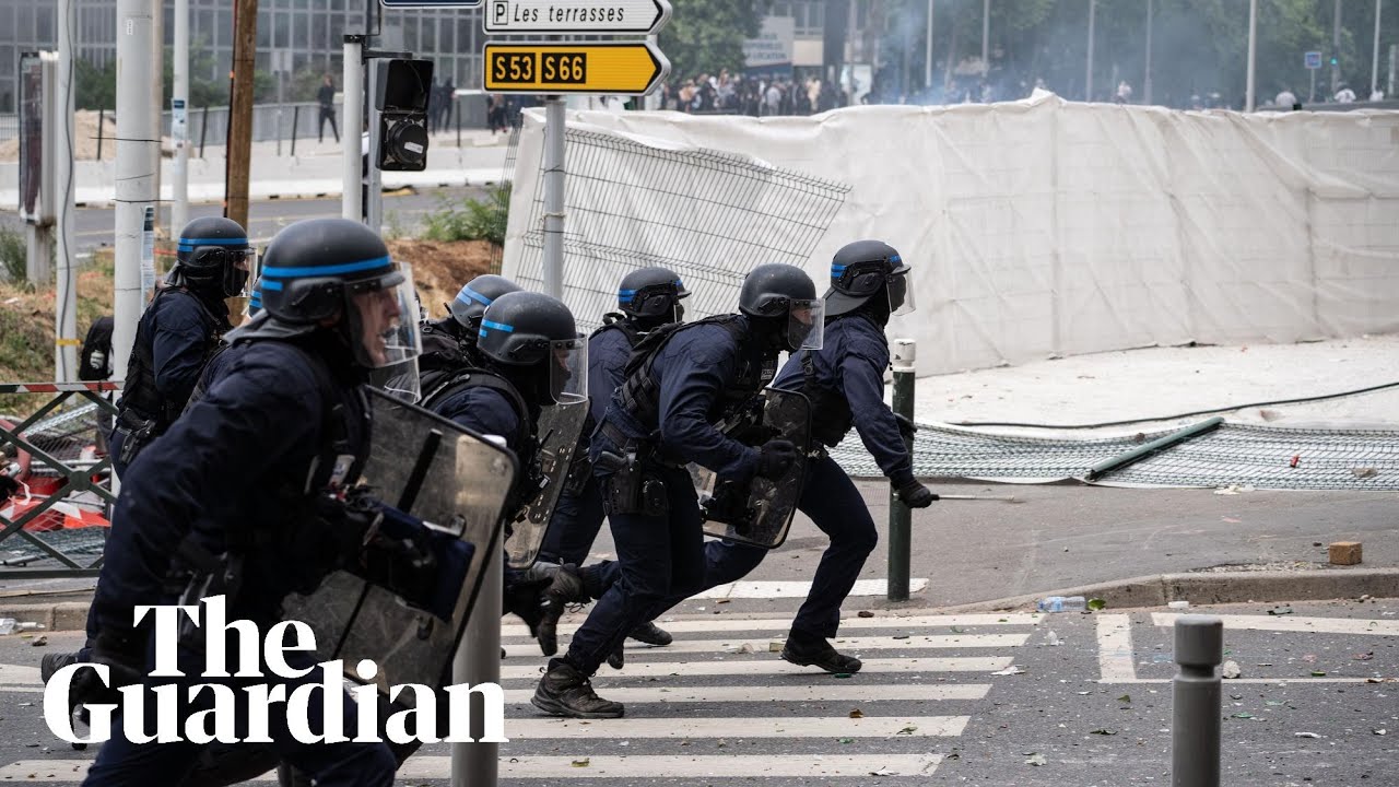 Teargas deployed at march for French police shooting victim led by his ...