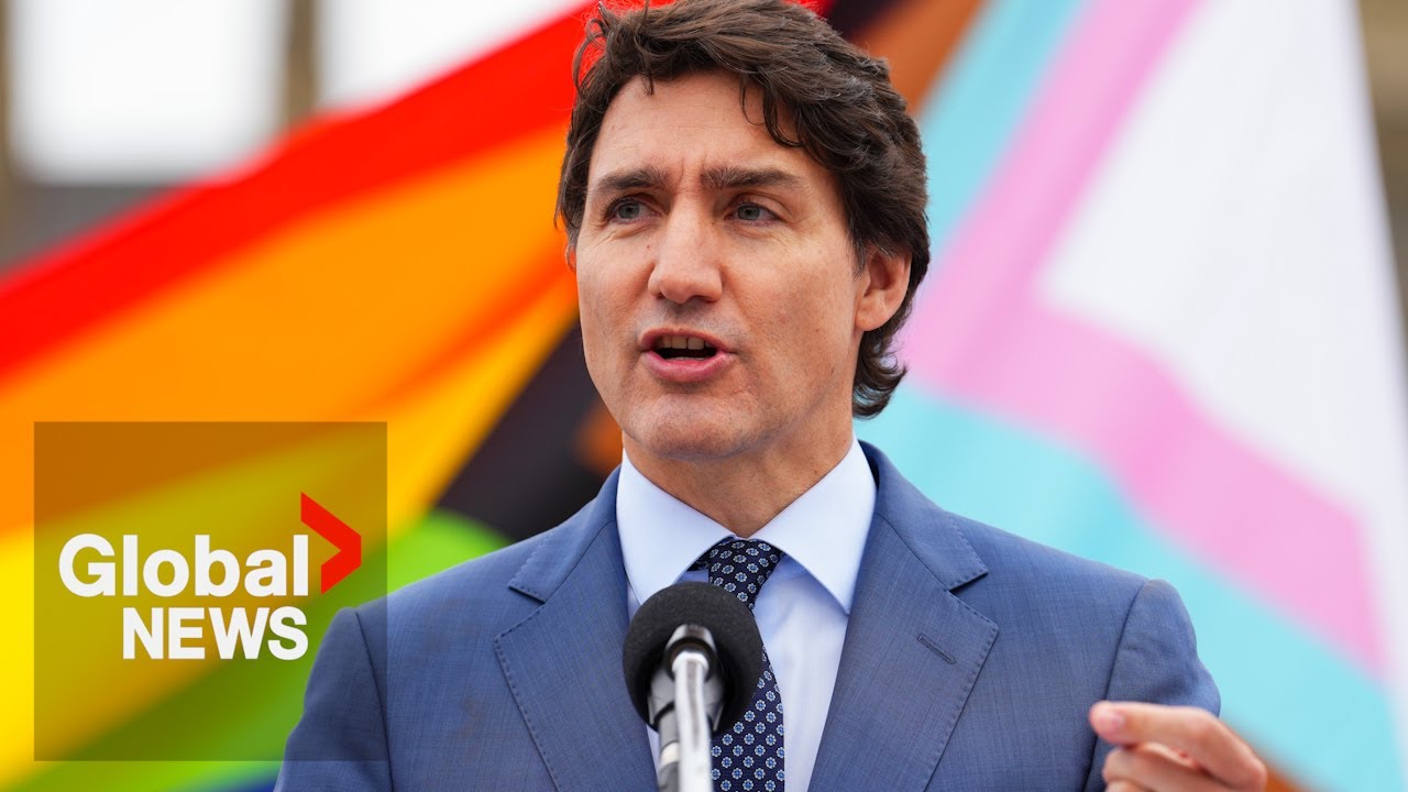 Trudeau attends Pride flag raising ceremony in Ottawa | FULL - The Global Herald