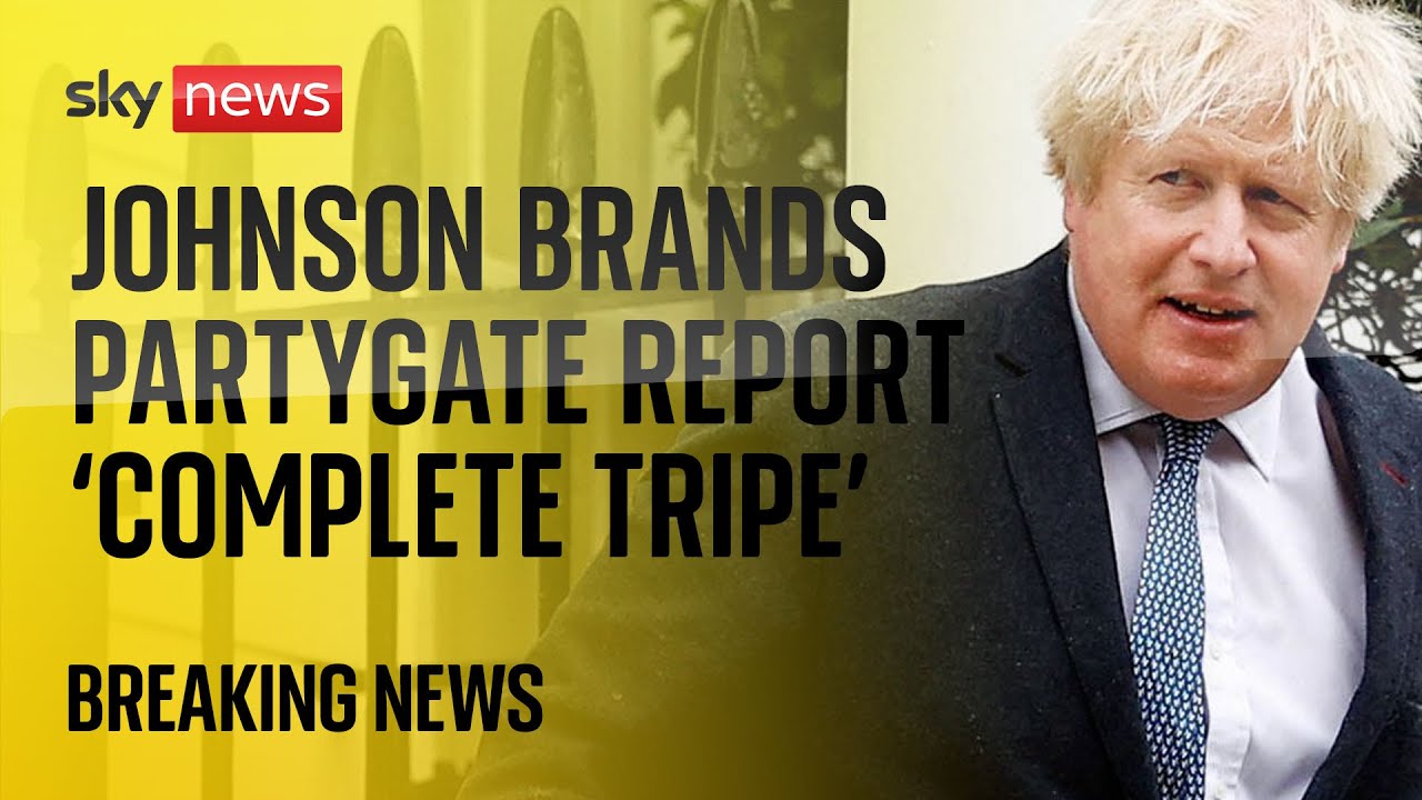 Boris Johnson Partygate Report Complete Tripe The Global Herald