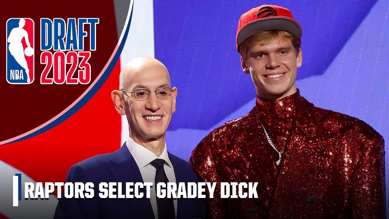 The Toronto Raptors select Gradey Dick with No. 13 overall pick | 2023 ...