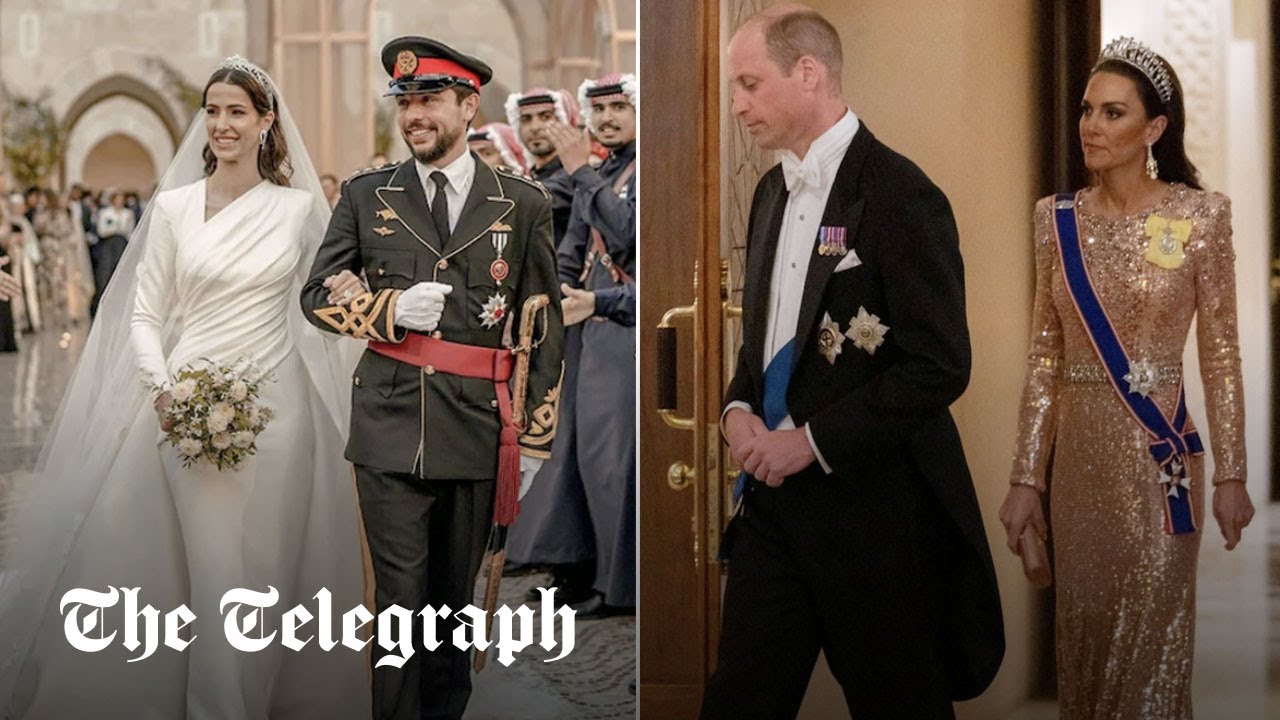 Prince and Princess of Wales attend lavish royal wedding in Jordan ...