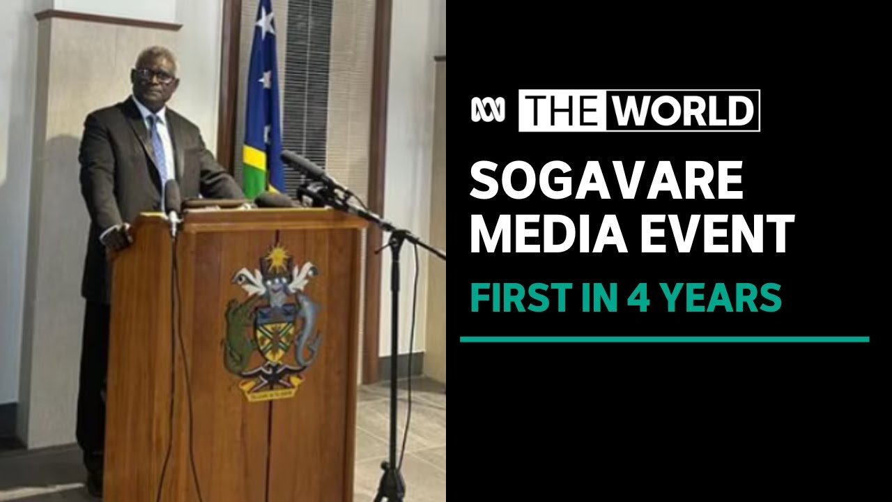 Solomon Islands PM holds his first press conference in four years | The ...