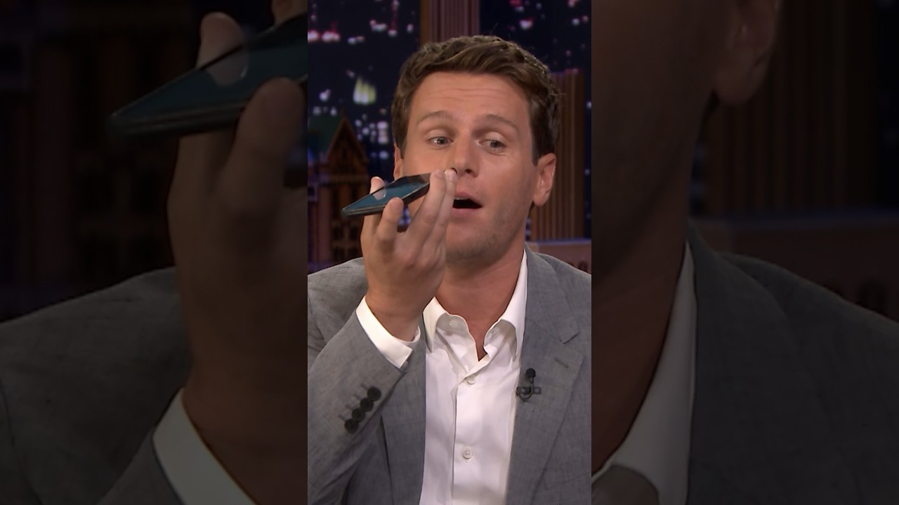 #JonathanGroff leaves a voice memo for #JimmyFallon’s kids as Kristoff ...