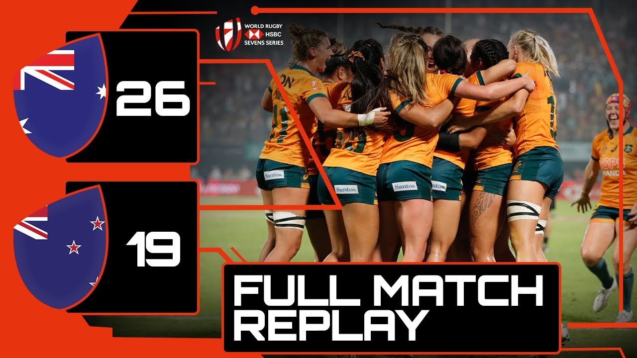 BEST OF 2022 | Australia v New Zealand | Dubai Rugby Sevens Women's Cup ...
