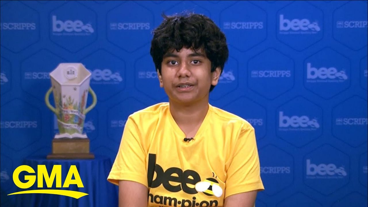 2023 Scripps National Spelling Bee champion talks about win l GMA - The ...