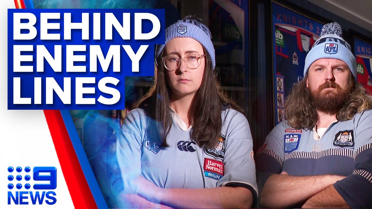 Brave Blues fans flying the flag in Queensland ahead of Origin Game 2 ...