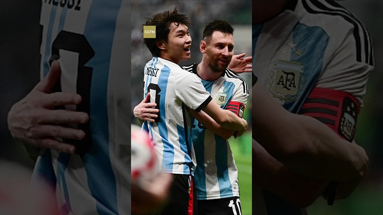 Chinese teen fan rushes pitch to hug Lionel Messi - The Global Herald