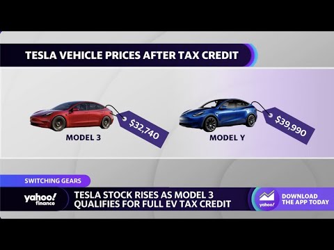 Tesla shares hit 7-month high as Model 3 qualifies for EV tax credit ...