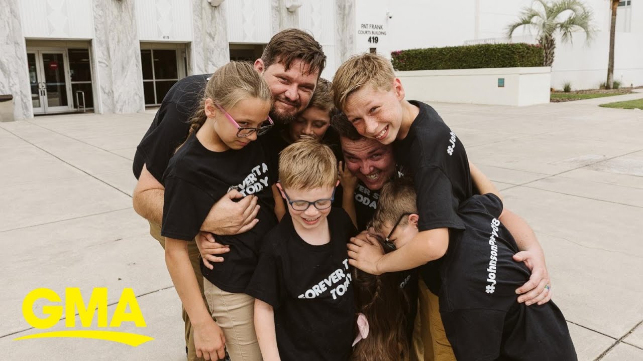 Dads celebrate 1st Father's Day after adopting 6 siblings | GMA - The ...