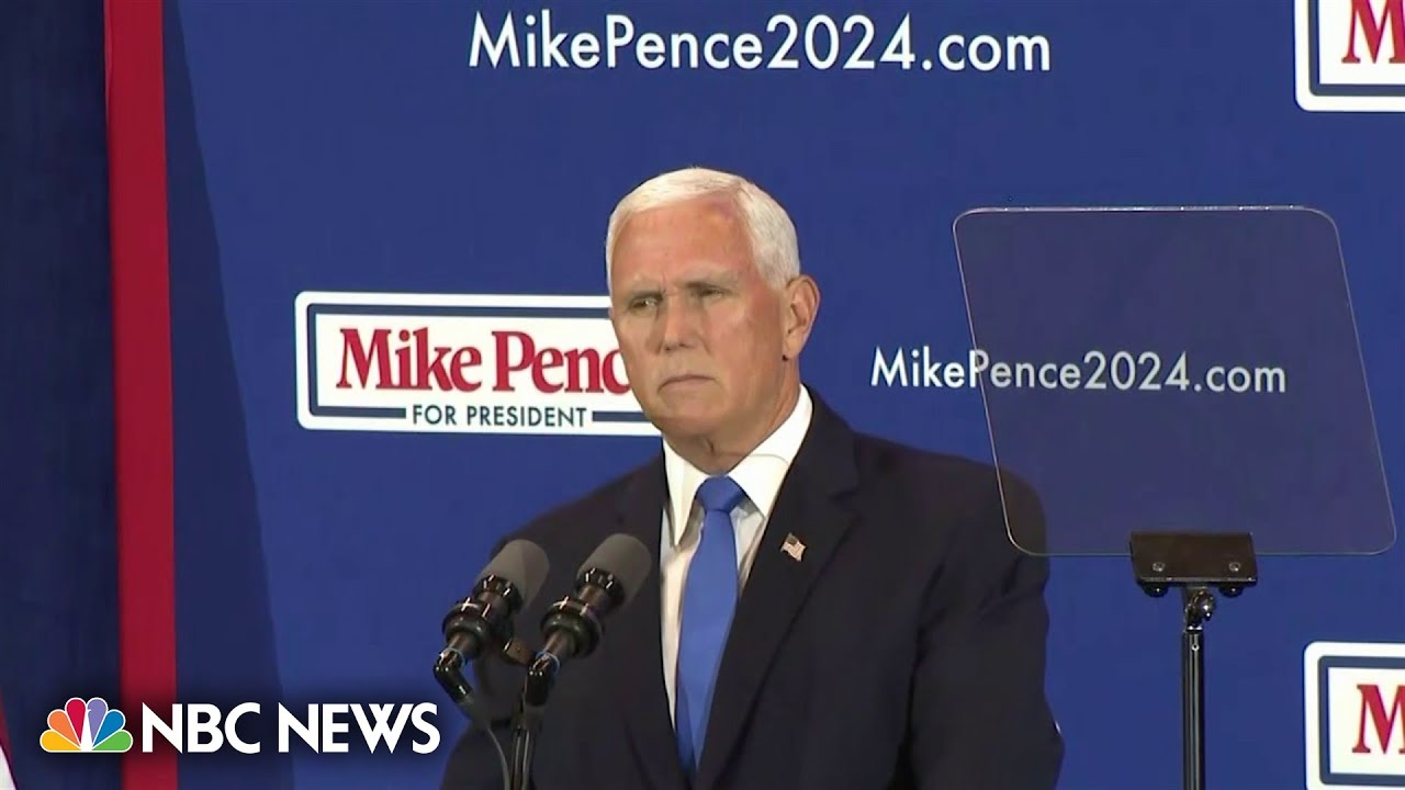 Mike Pence makes 2024 presidential run official - The Global Herald