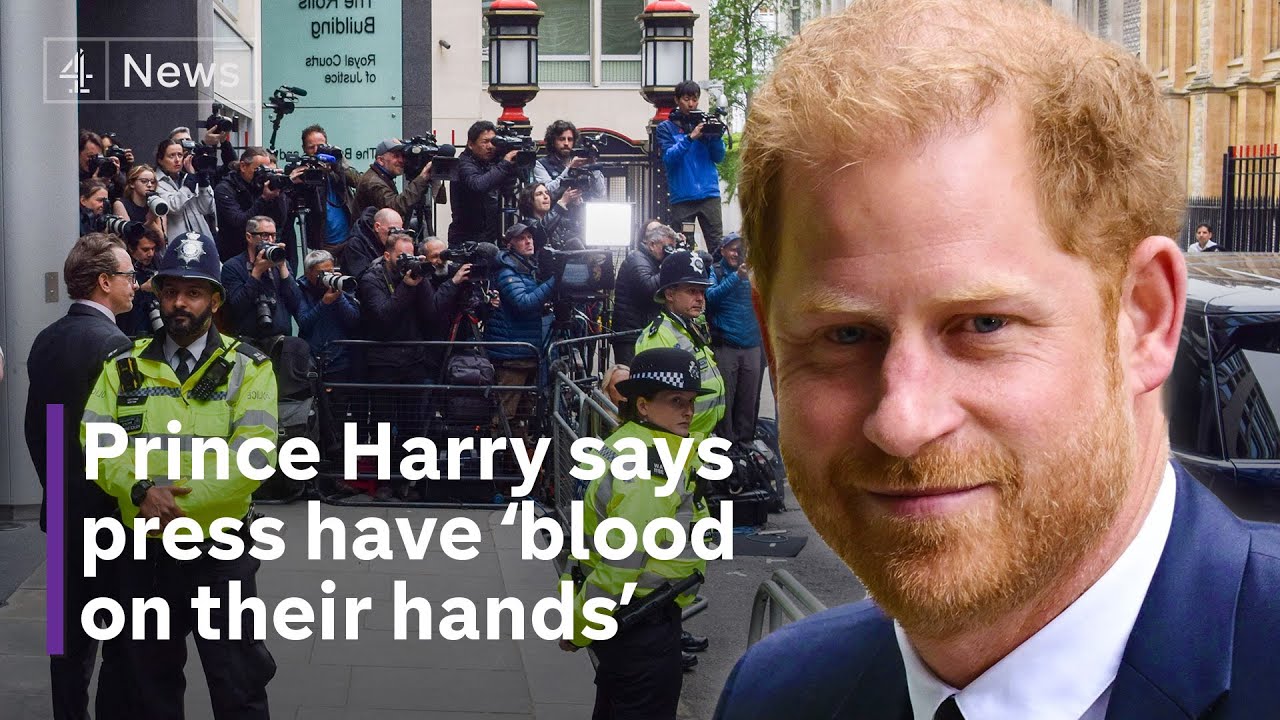 Prince Harry tells court press have ‘blood on their hands’ - The Global ...