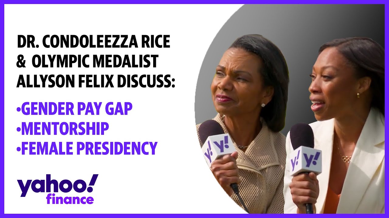 Condoleezza Rice & Allyson Felix on the gender pay gap: 'People want to ...