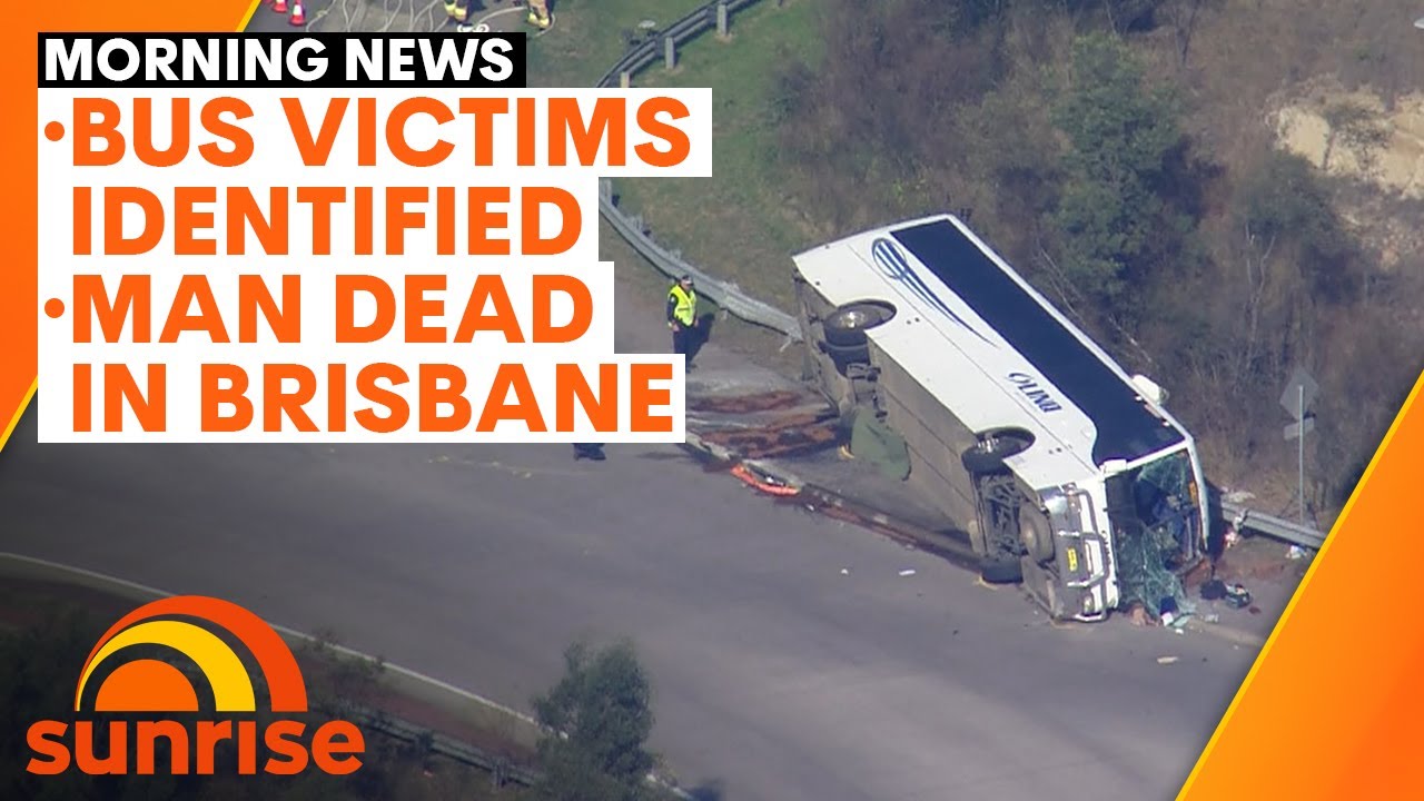 Sunrise News Update: Hunter Valley bus crash victims identified; man ...