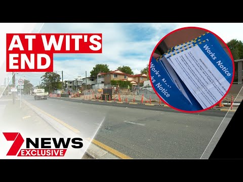 Residents along Moggill Road at wit's end with ongoing upgrade of ...