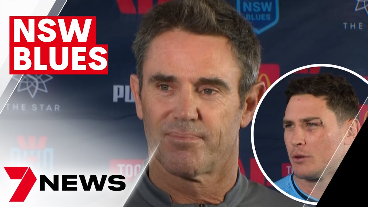 NSW Blues media conference ahead of State of Origin II 2023, coach Brad ...