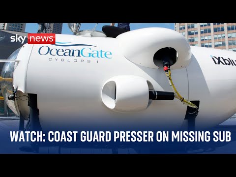 Watch live: US Coast Guard holds press conference on missing tourist ...