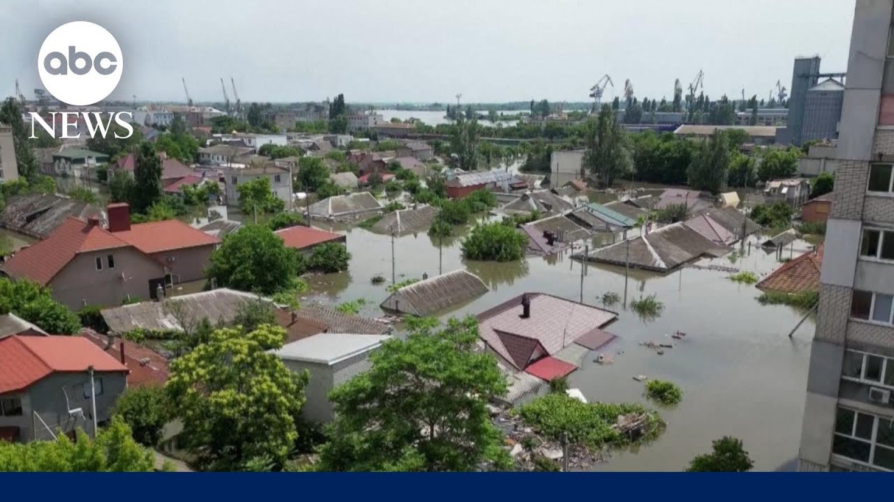 Severe flooding hits southern Ukraine after dam explosion - The Global ...