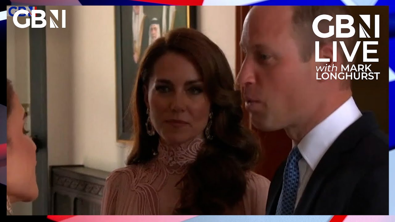 Prince William and Princess Kate arrive in Jordan for the Crown Prince ...