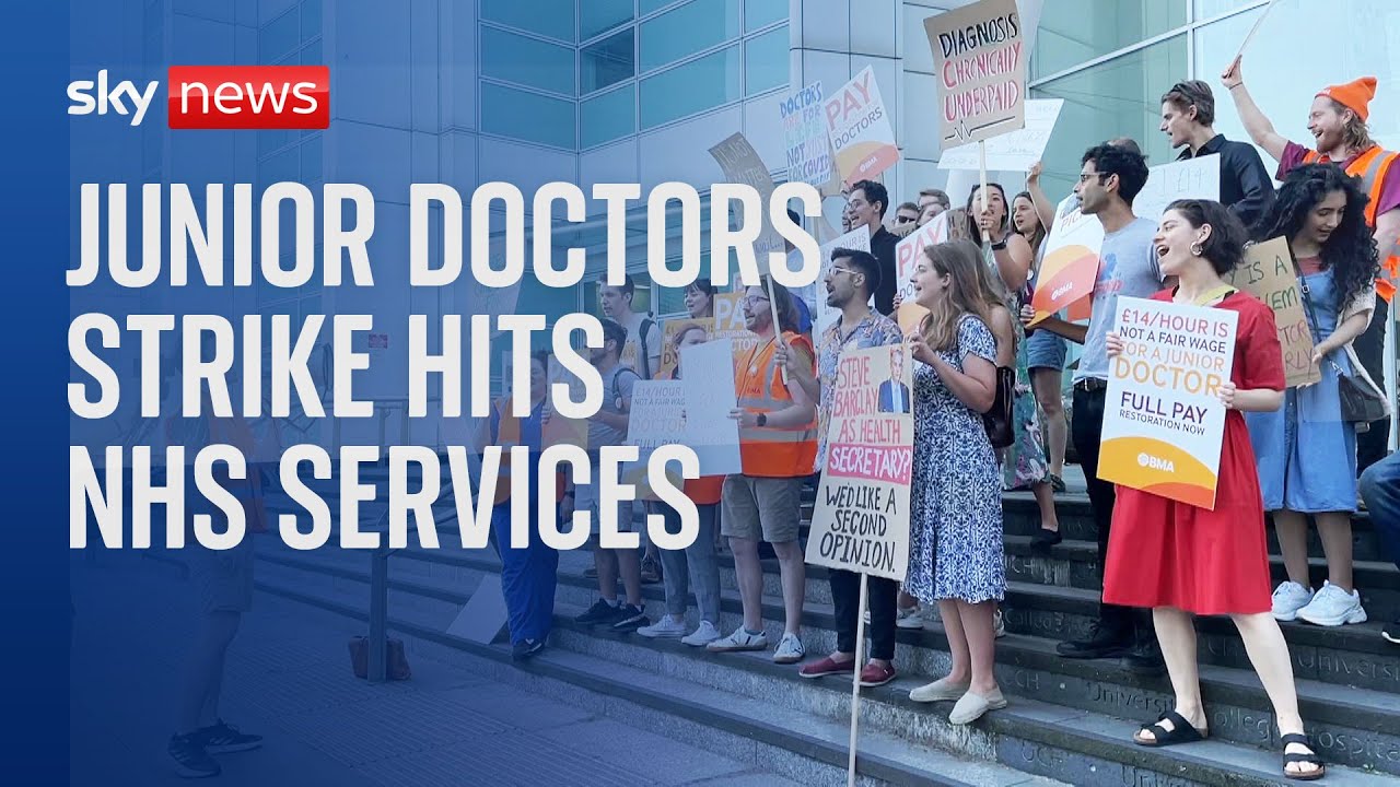 NHS strikes: Junior doctors stage 72-hour walkout as patients await ...