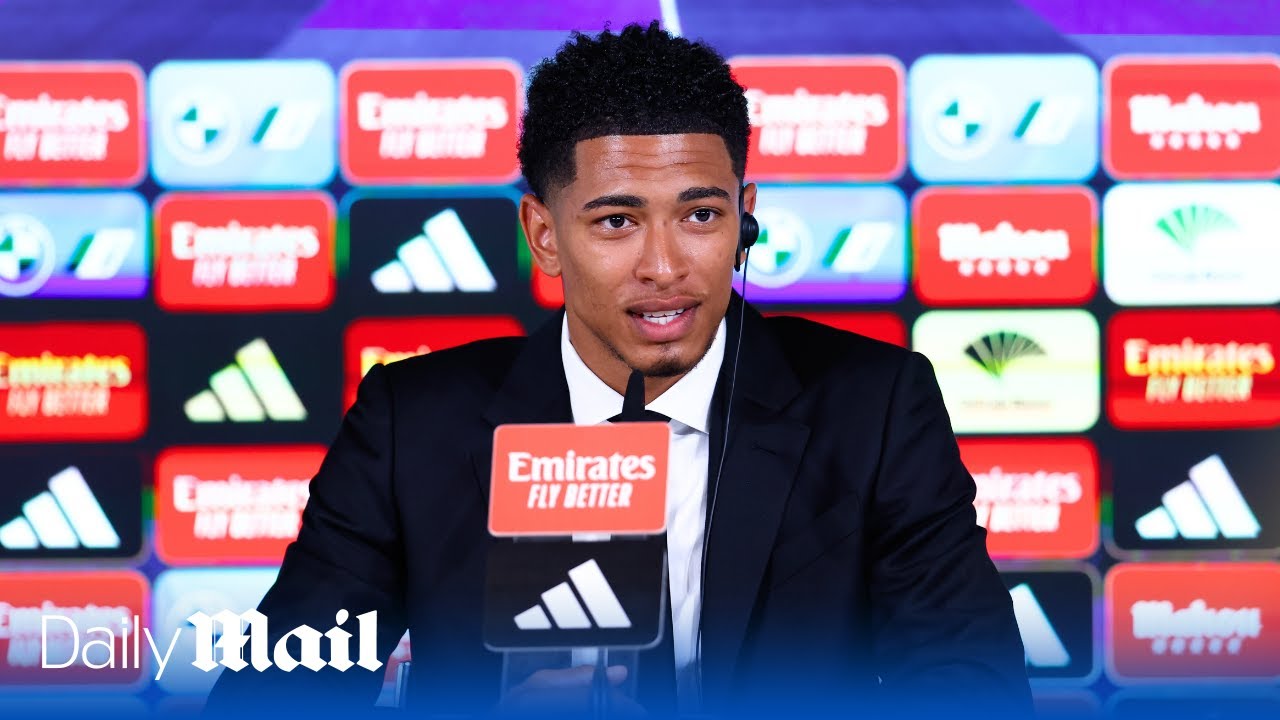 Jude Bellingham 'grateful' to take Zidane's No. 5 shirt at Real Madrid ...