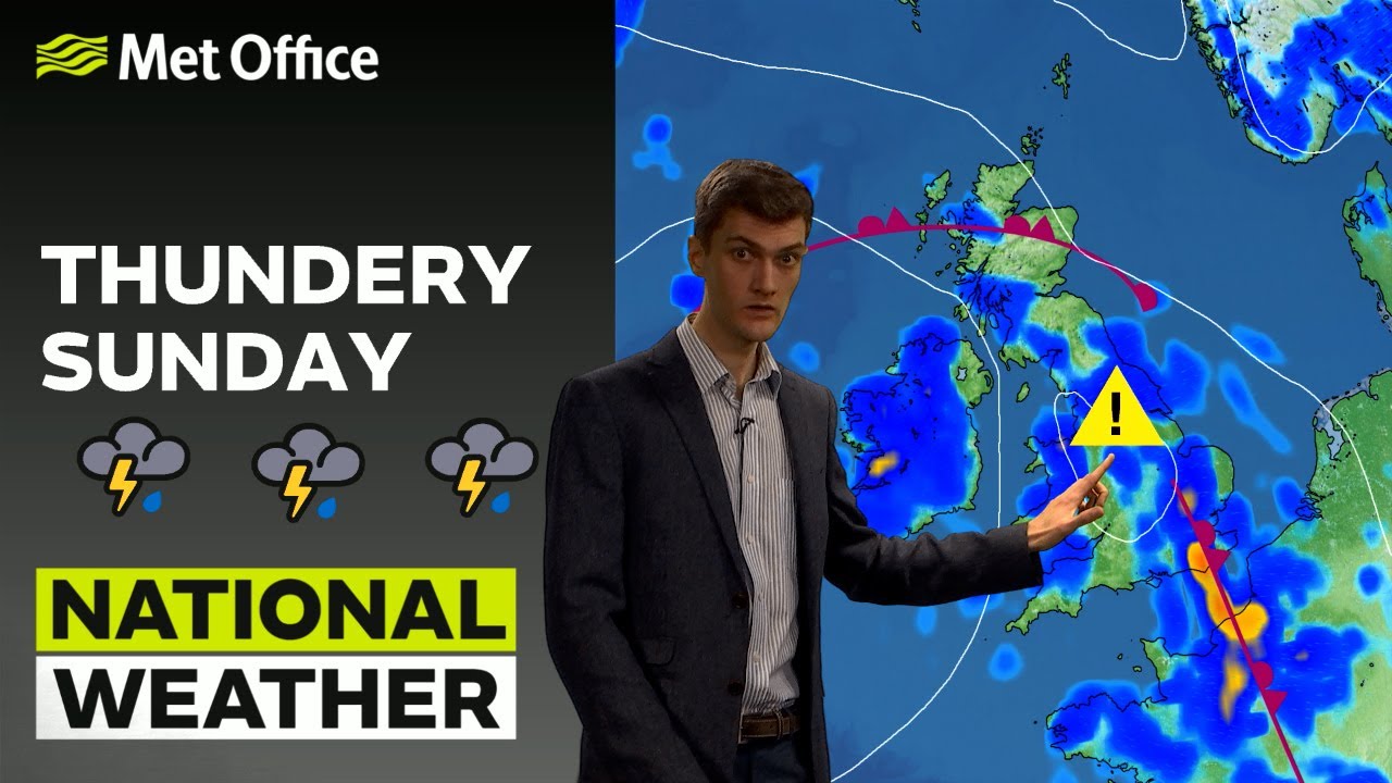 18/06/23 – Thundery Sunday for some – Afternoon Weather Forecast UK ...