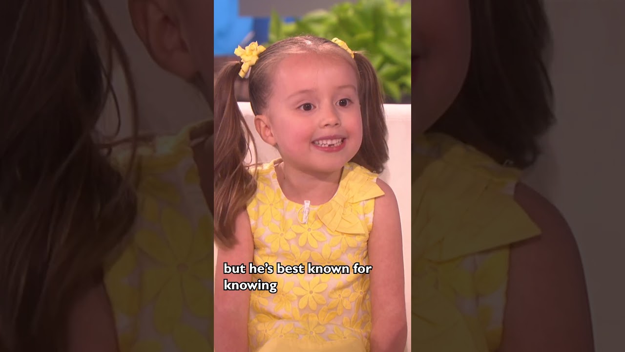 Adorable 6-Year-Old Kid Expert Teaches Ellen About Famous Scientists ...