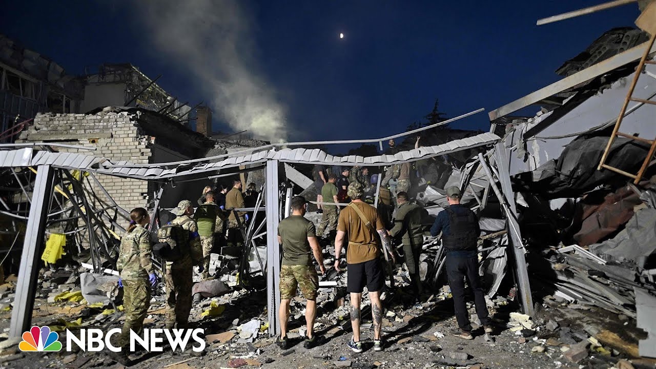 Several killed in Russian missile strike on pizza restaurant in eastern ...