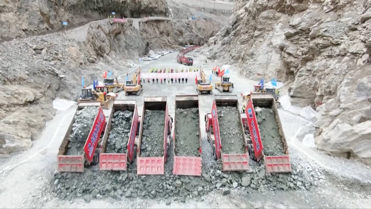 Concrete pouring for world's tallest concrete-face rock-fill dam starts ...