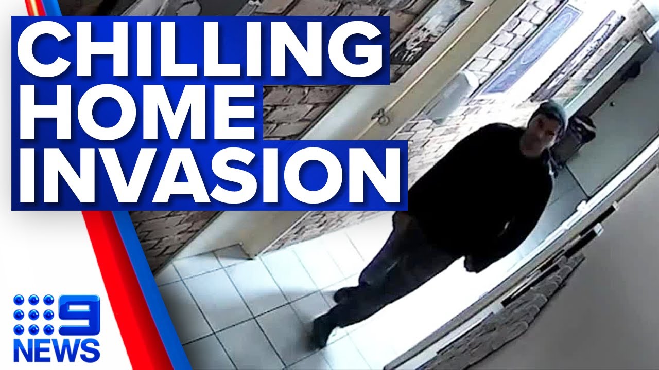 Exclusive footage of chilling home invasion at NSW home | 9 News ...