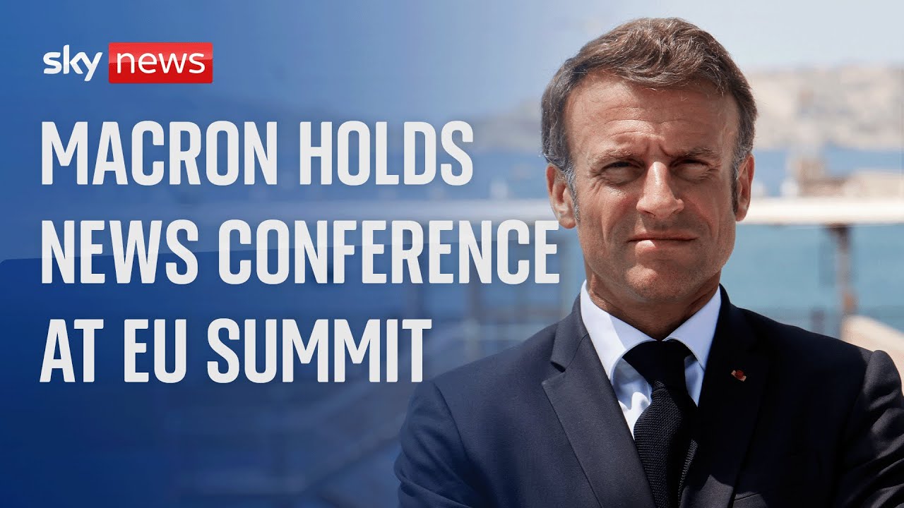 Watch live: French President Emmanuel Macron holds news conference at ...