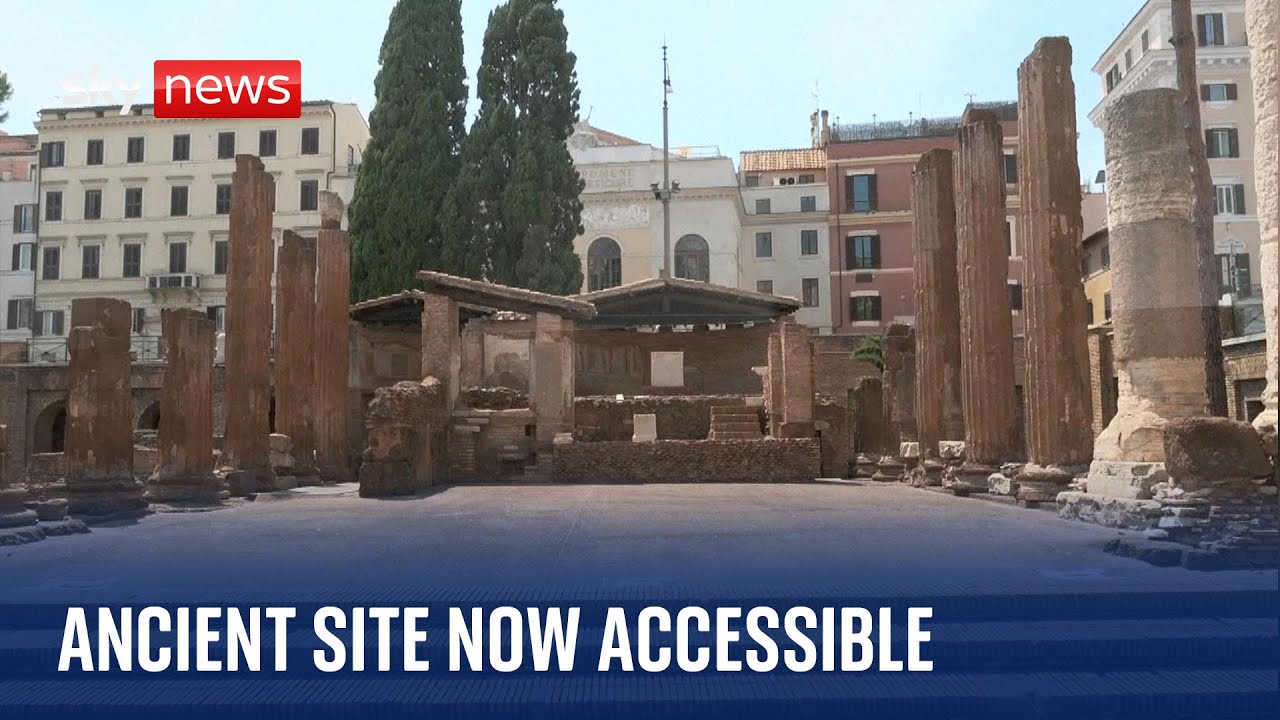 Site of Julius Caesar's assassination is accessible for first time in ...