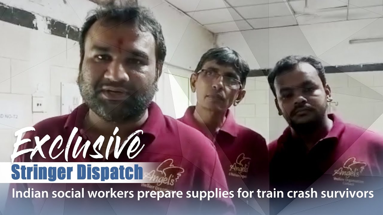 Exclusive Stringer Dispatch: Indian social workers prepare supplies for train crash survivors ...