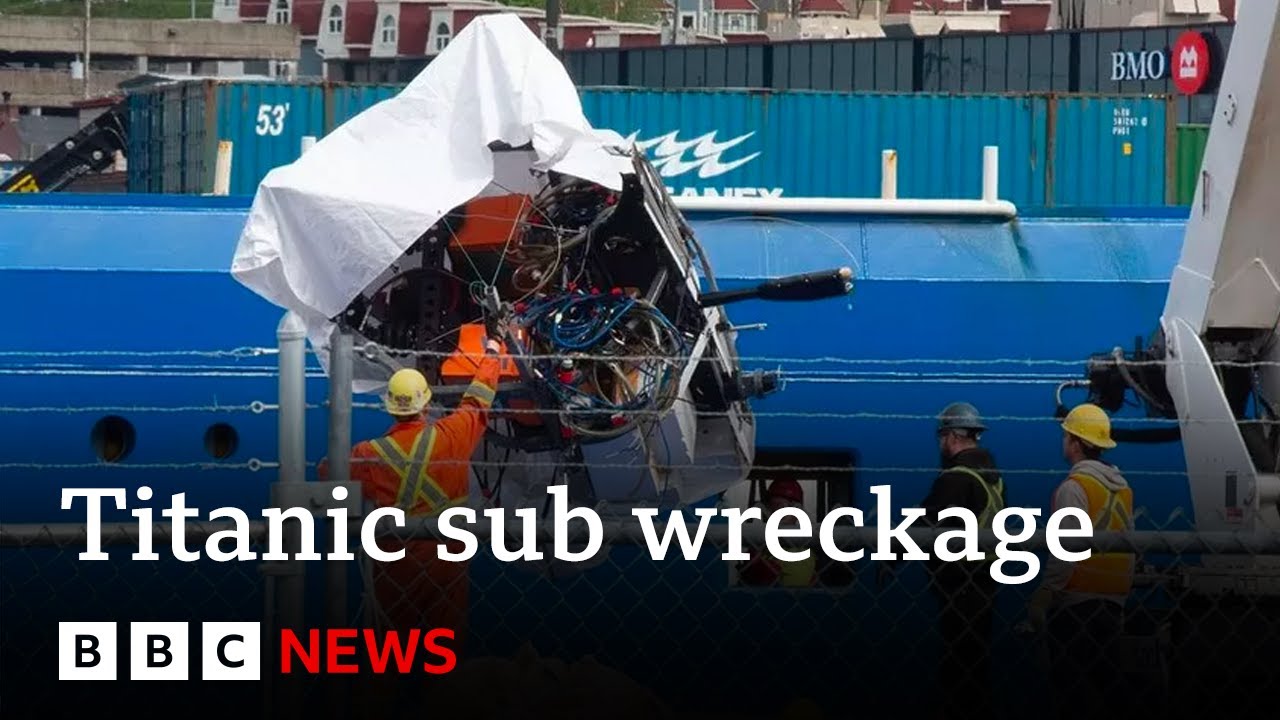 Titanic tourist sub wreckage brought ashore - BBC News - The Global Herald