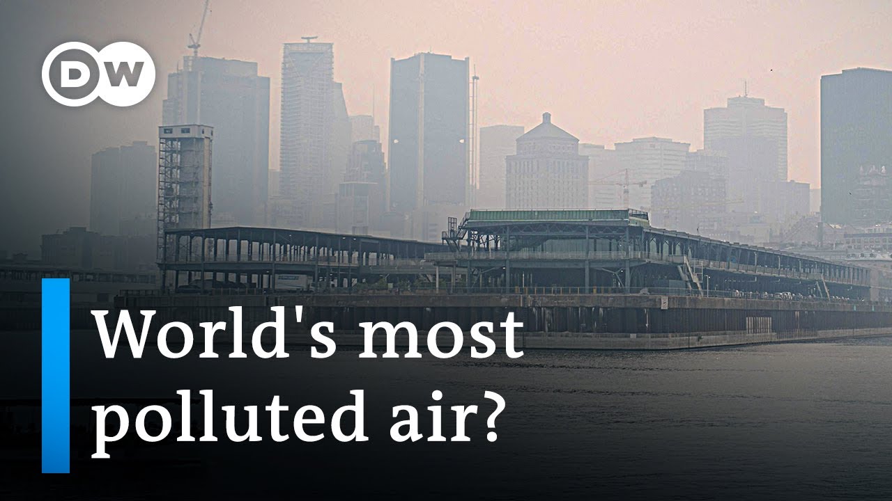 Forest fires lead to blanketing smog in Canada | DW News - The Global ...