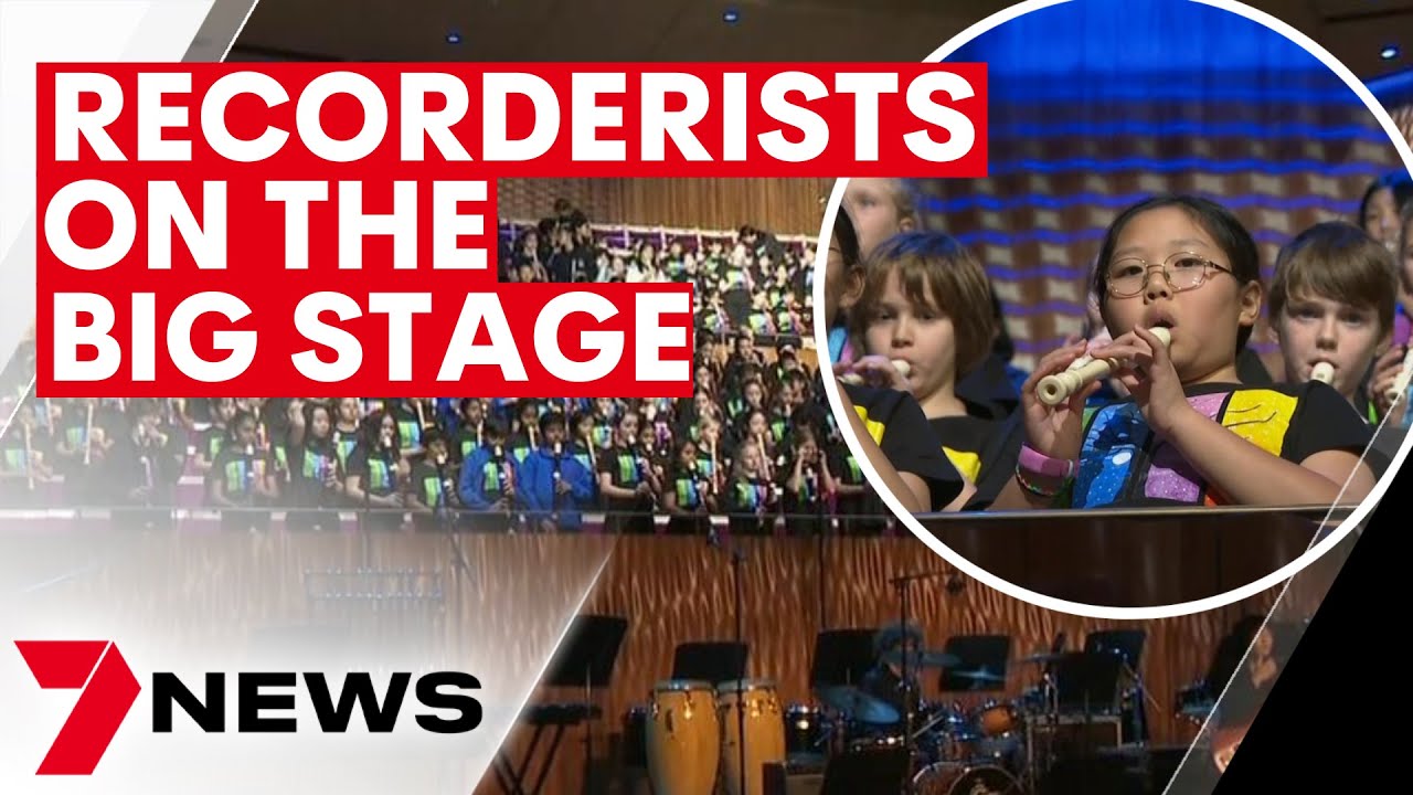 Recorderists perform at the Festival of Instrumental Music at Sydney ...