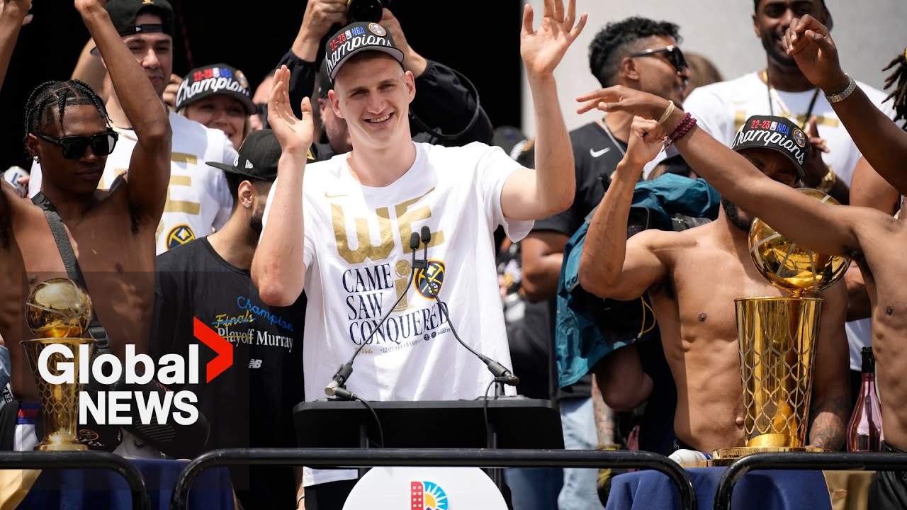 Denver Nuggets victory parade: Nikola Jokić, Jamal Murray and team ...